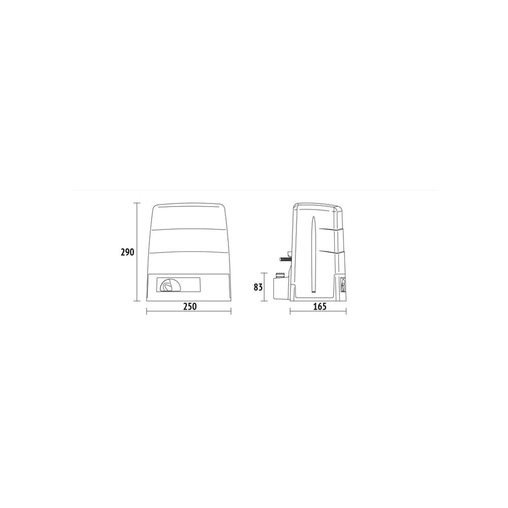 Roger Technology BM30/326/HS | Sliding Gate Automation Kit | 400kg — RT ...